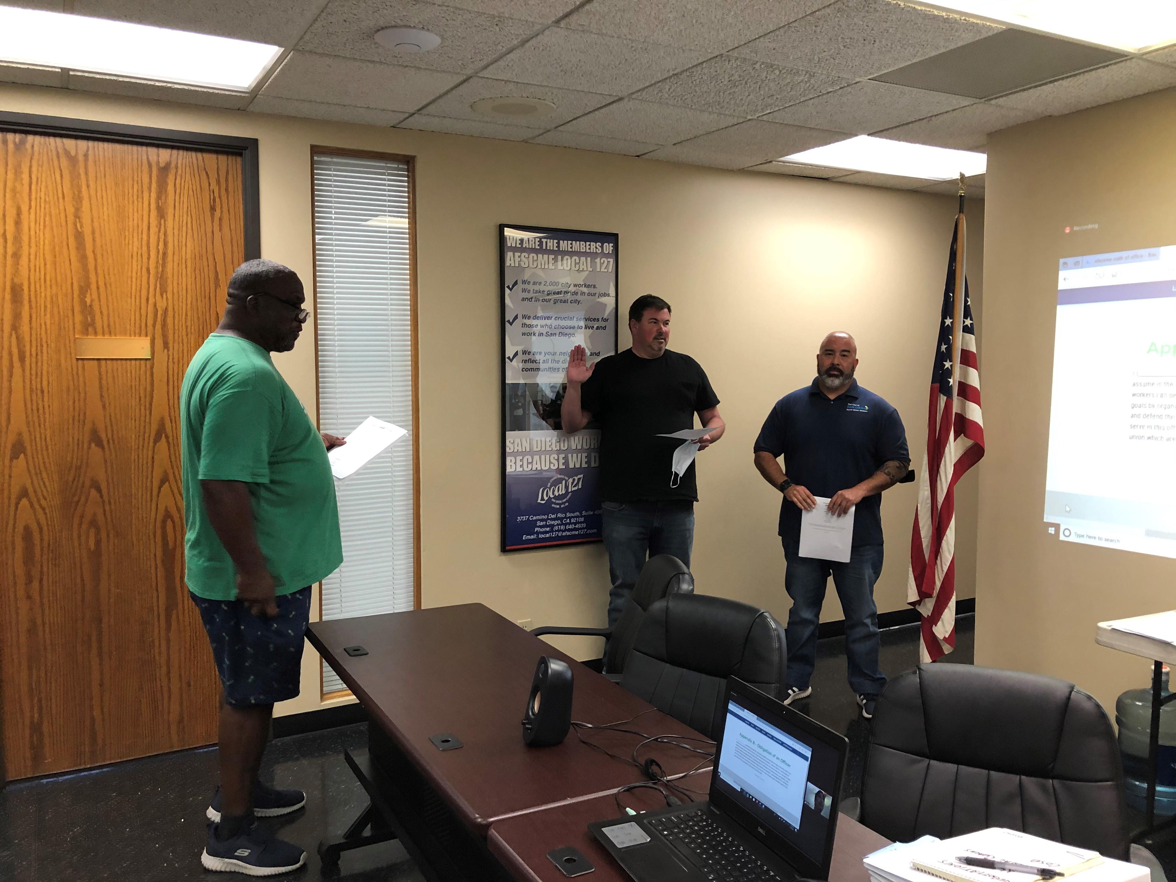 Local 127 Swears in New Vice-President & E-Board Member | Local 127 We ...